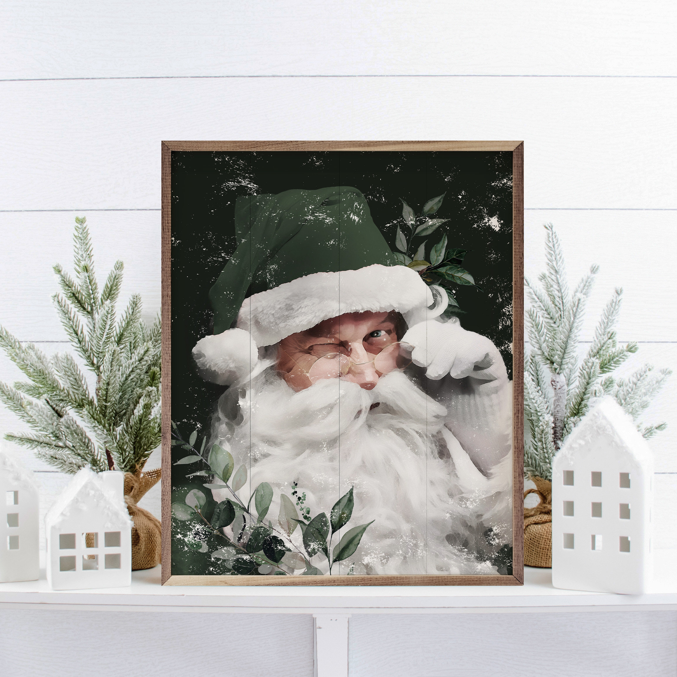 The Holiday Aisle® Winking Santa With Green Hat & Reviews - Wayfair Canada