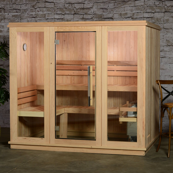 Almost Heaven Saunas Bridgeport 6 - Person Traditional Steam Sauna in ...
