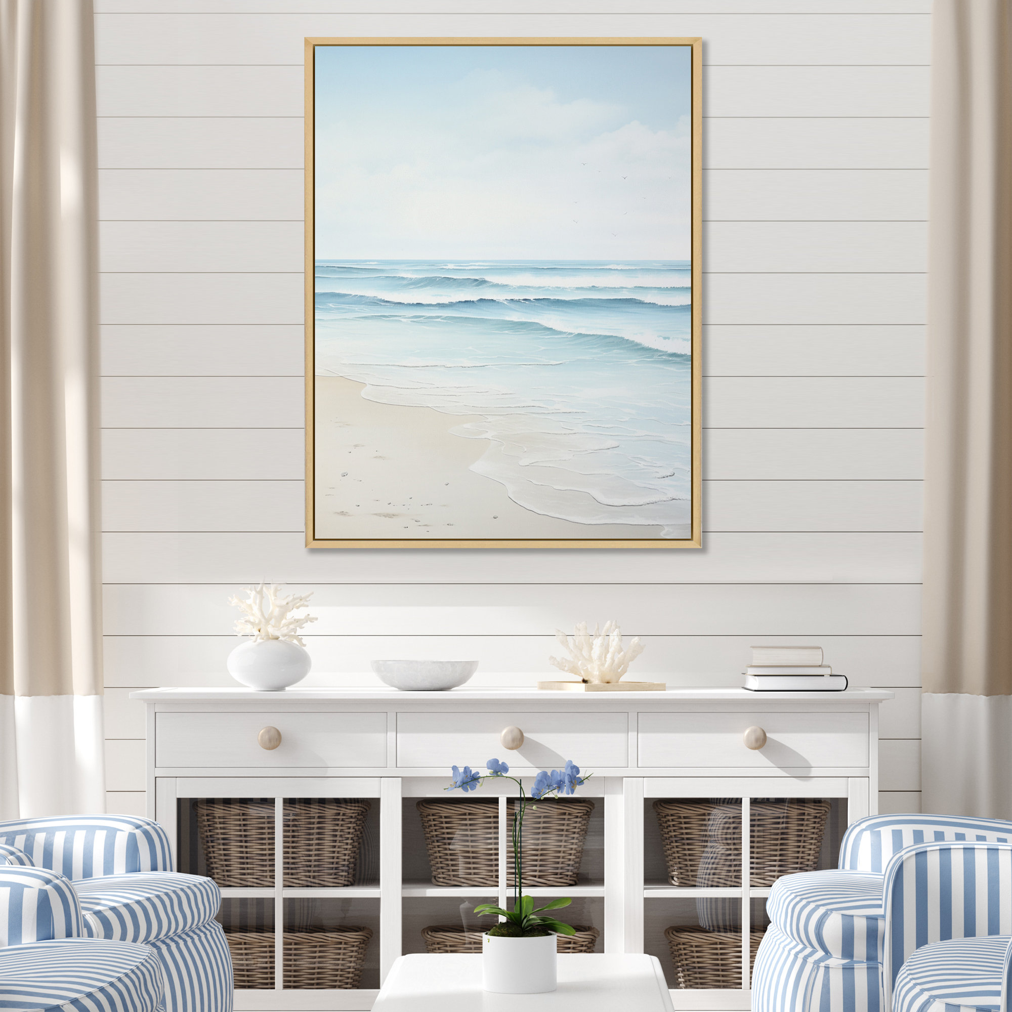 Dovecove Beach Photo Tranquil Waters I - Nautical & Beach Wall Art ...