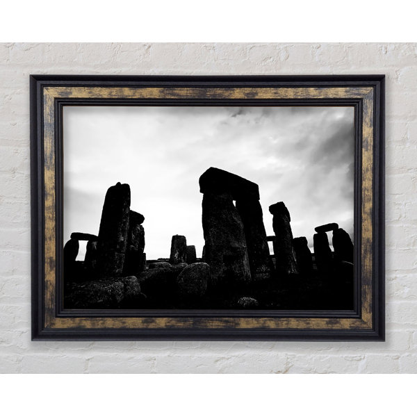 Bright Star Stonehenge B N W - Single Picture Frame Art Prints ...
