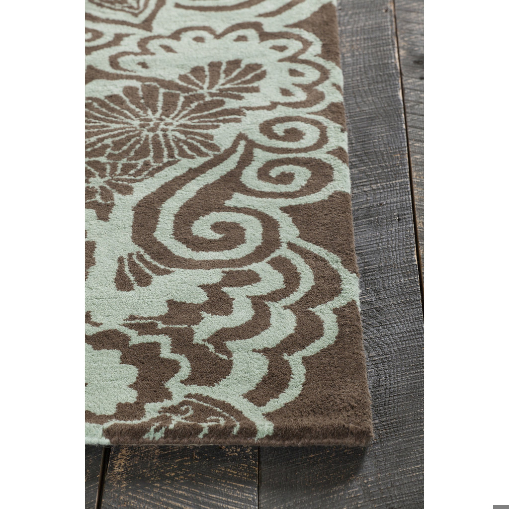 Red Barrel Studio® Mikilah Authentic Hand-Tufted Handcrafted Brown ...