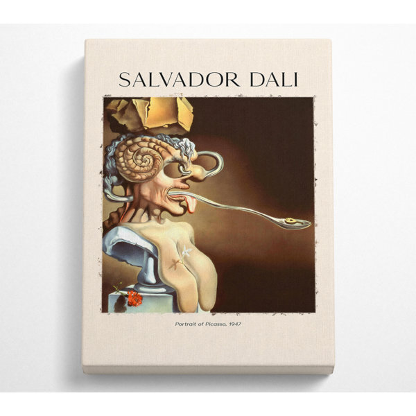 ClassicLiving Portrait Of Picasso, 1947 by Salvador Dali - Wrapped ...
