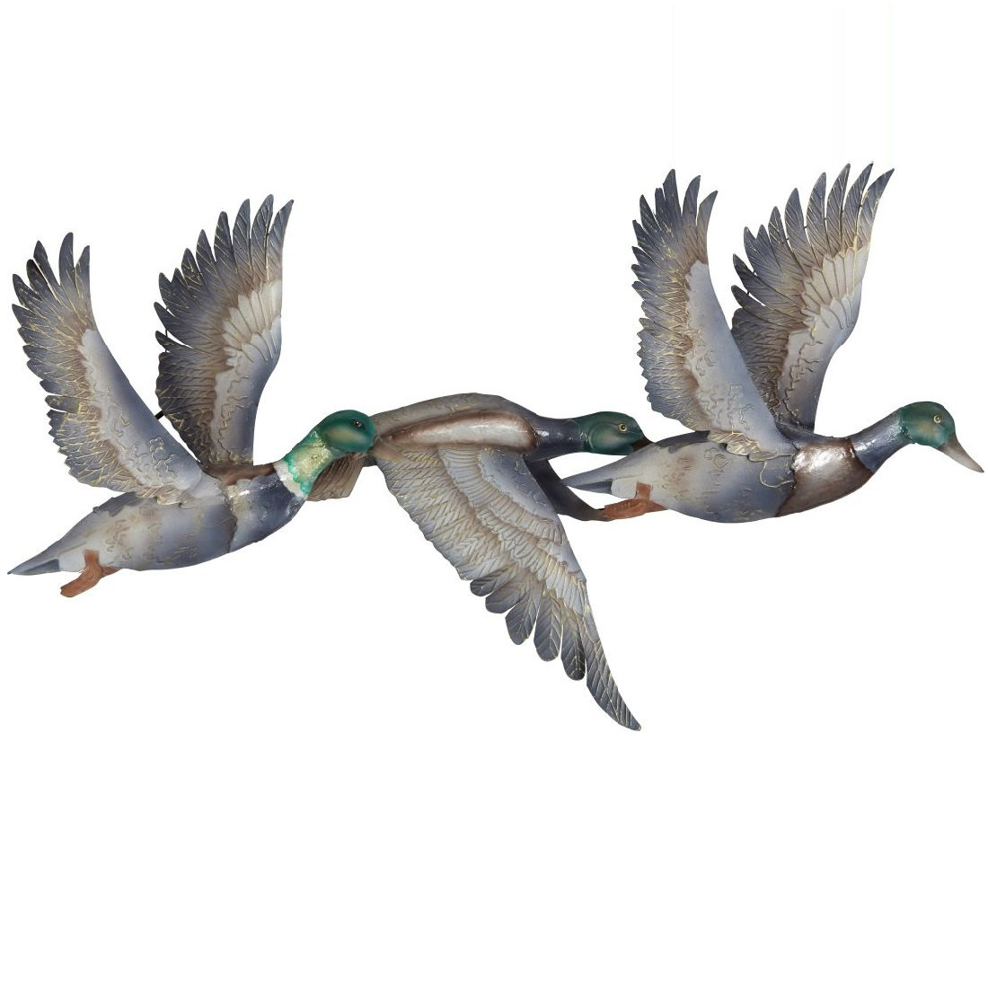 August Grove® Three Flying Ducks Wall Décor | Wayfair