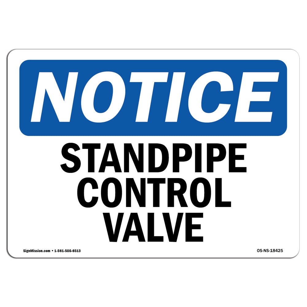 SignMission Standpipe Control Valve Sign - Wayfair Canada