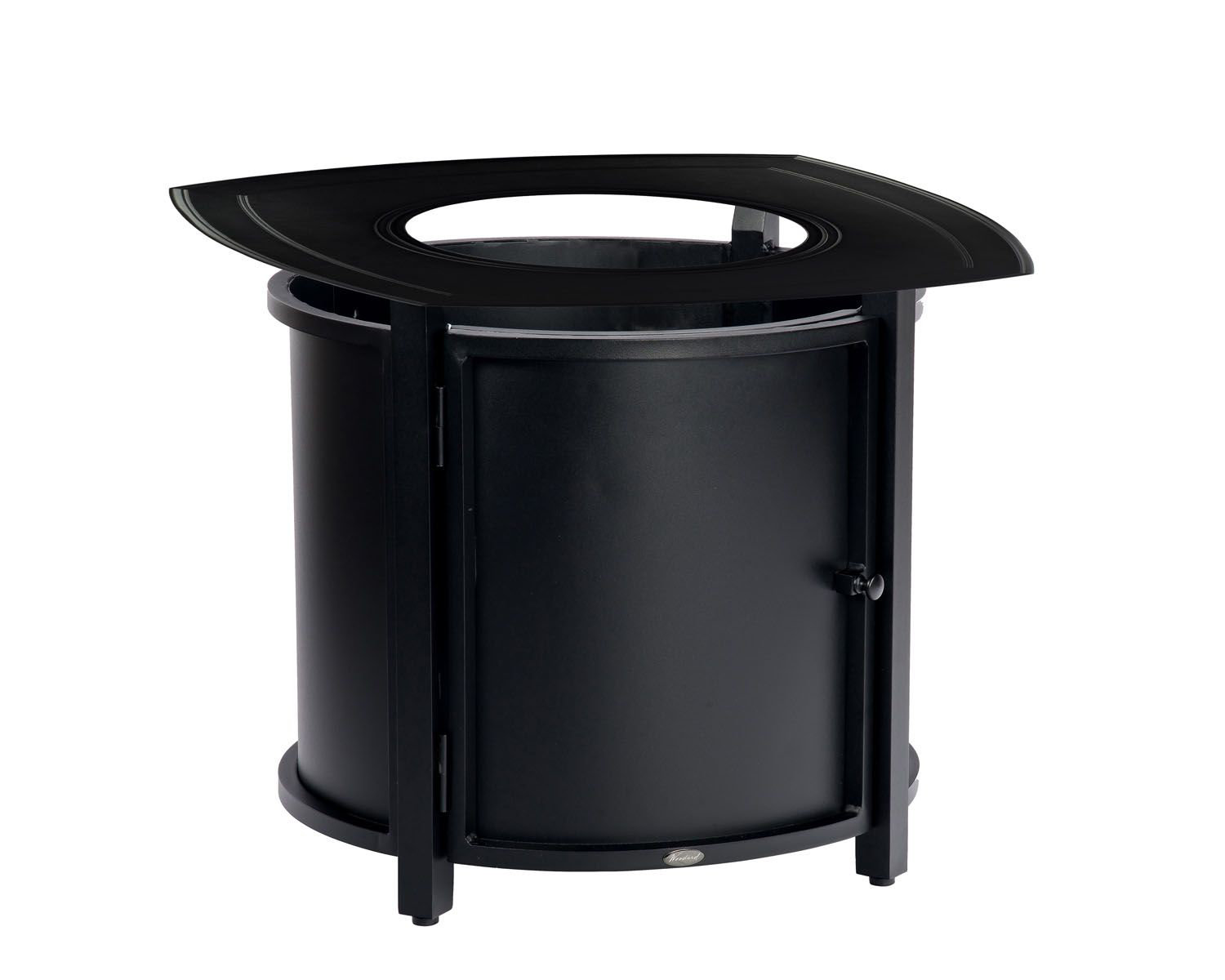Woodard Square Round Chat Height Fire Table | Perigold