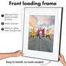 Americanflat Front Loading Picture Frame Set With Mat - Perfect For ...