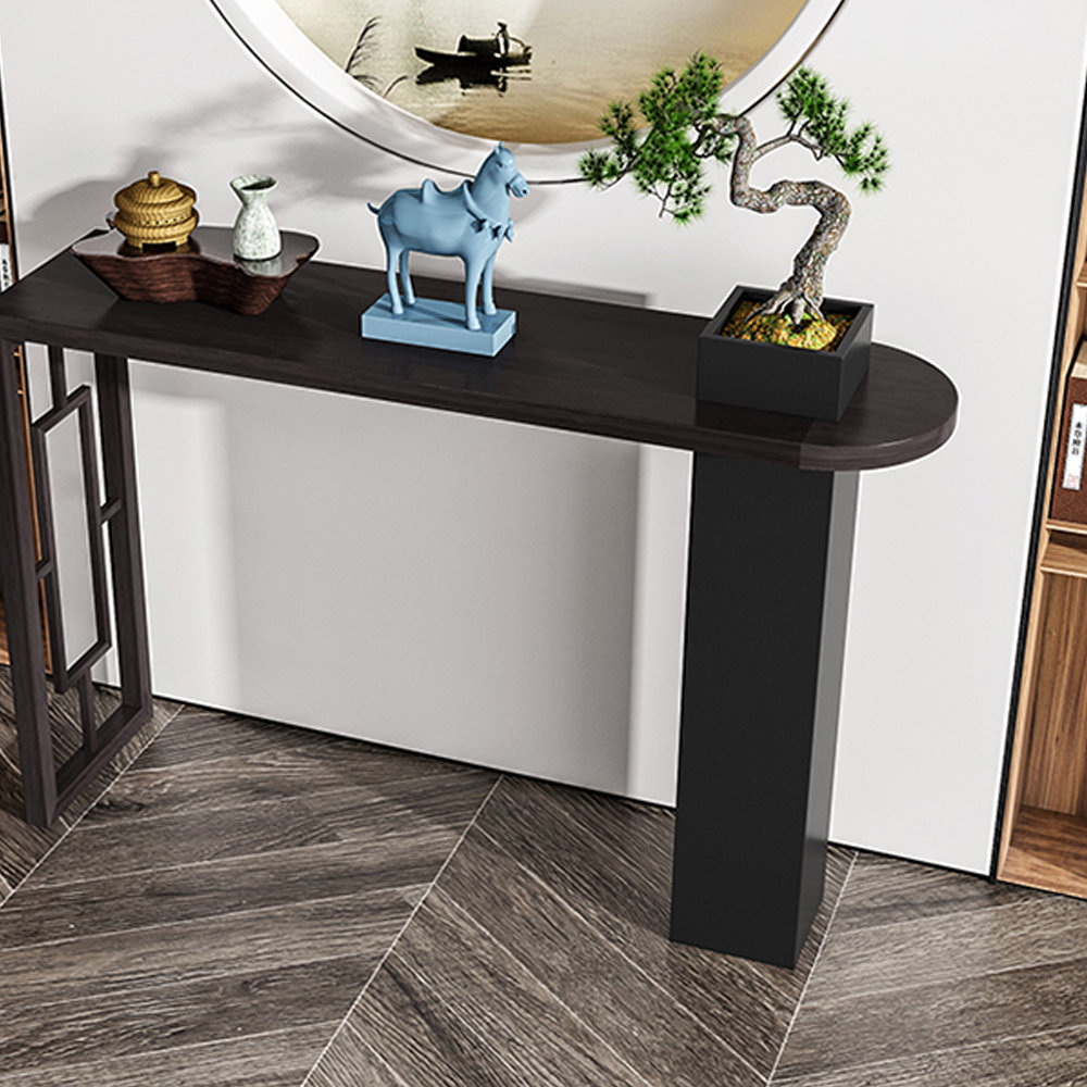Ebern Designs New Chinese Style Solid Wood Console Table | Wayfair