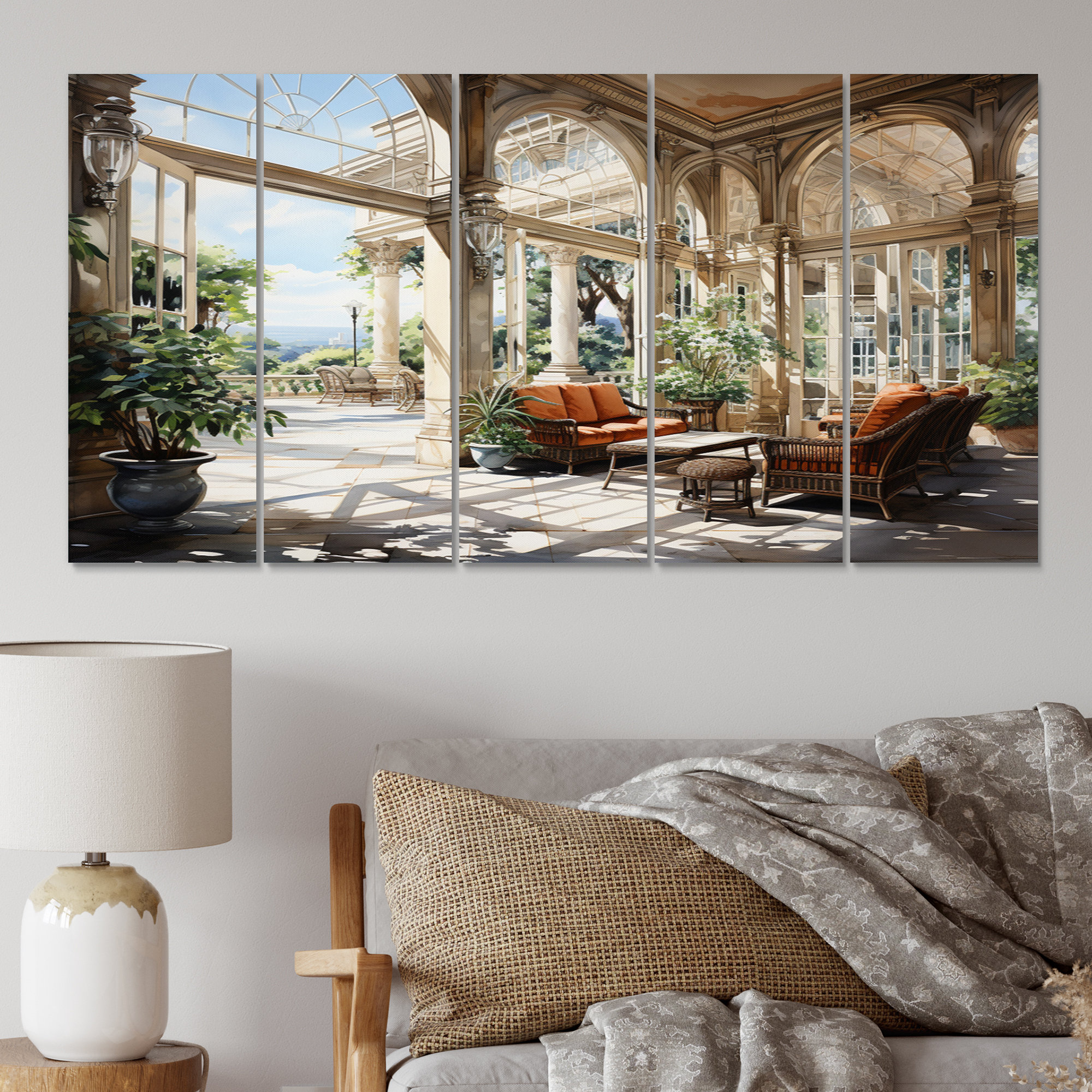 Red Barrel Studio® Country Clubs Elegant Retreat I - Architecture Metal ...