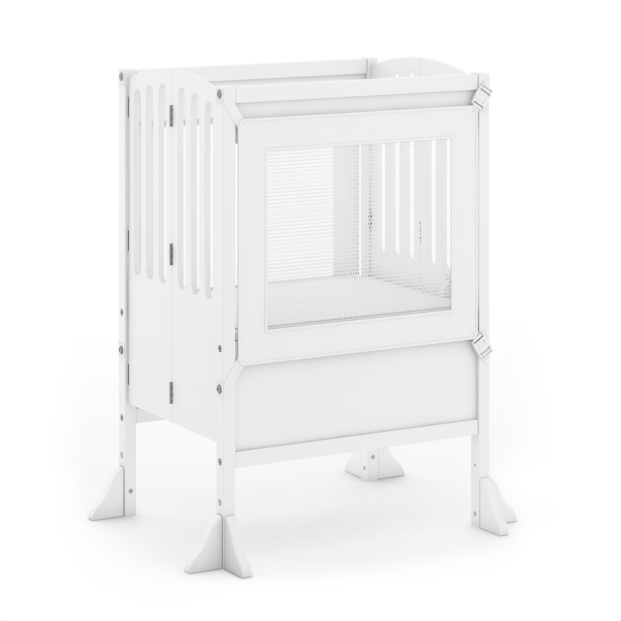 Guidecraft Contemporary Kitchen Helper Double Foldable Step Stool ...