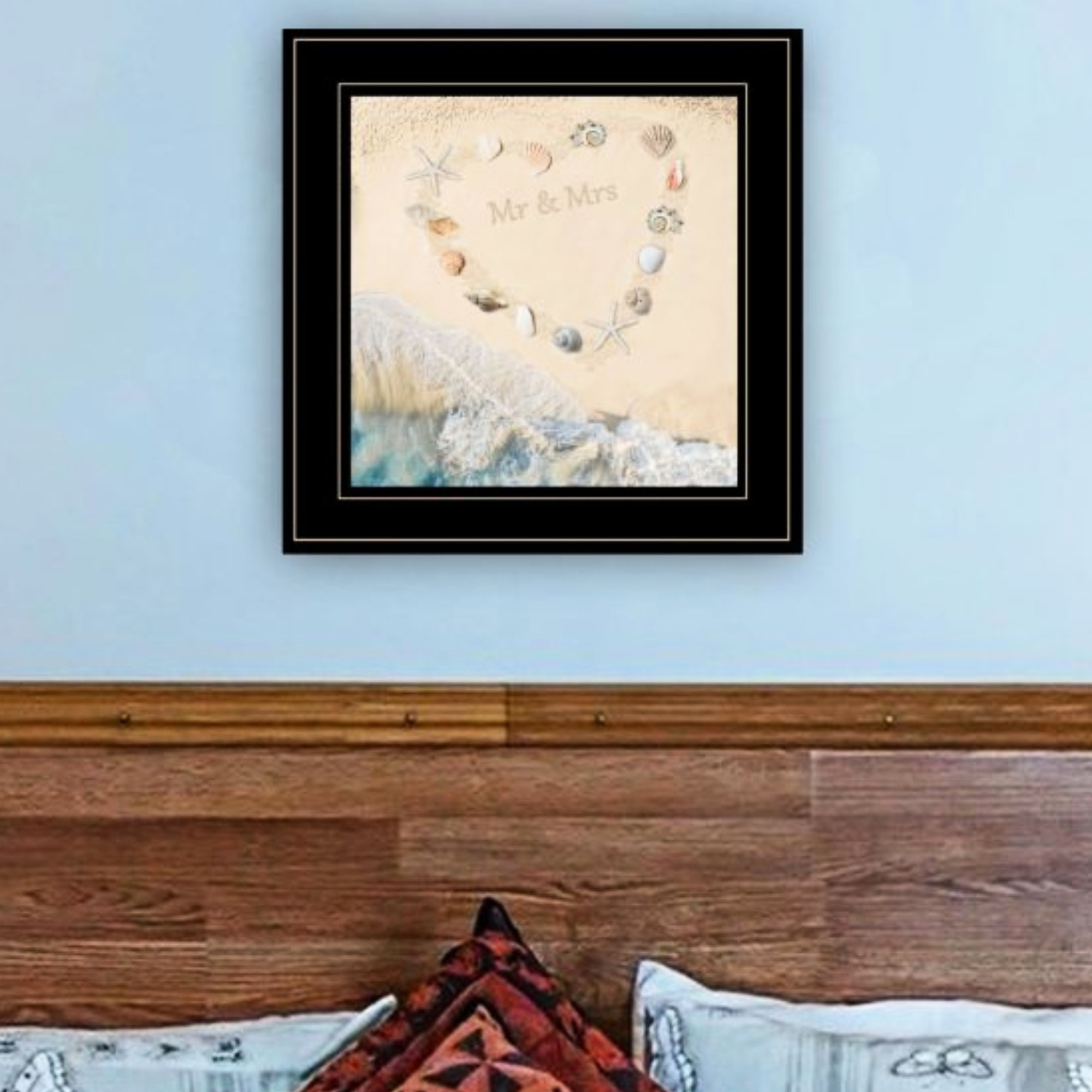 Dovecove Decor 4U "Marriage Is A Beach" Framed Crumbling Print, Ready ...