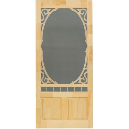 KIBY Unfinished Pine Slab Screen Doors & Reviews | Wayfair