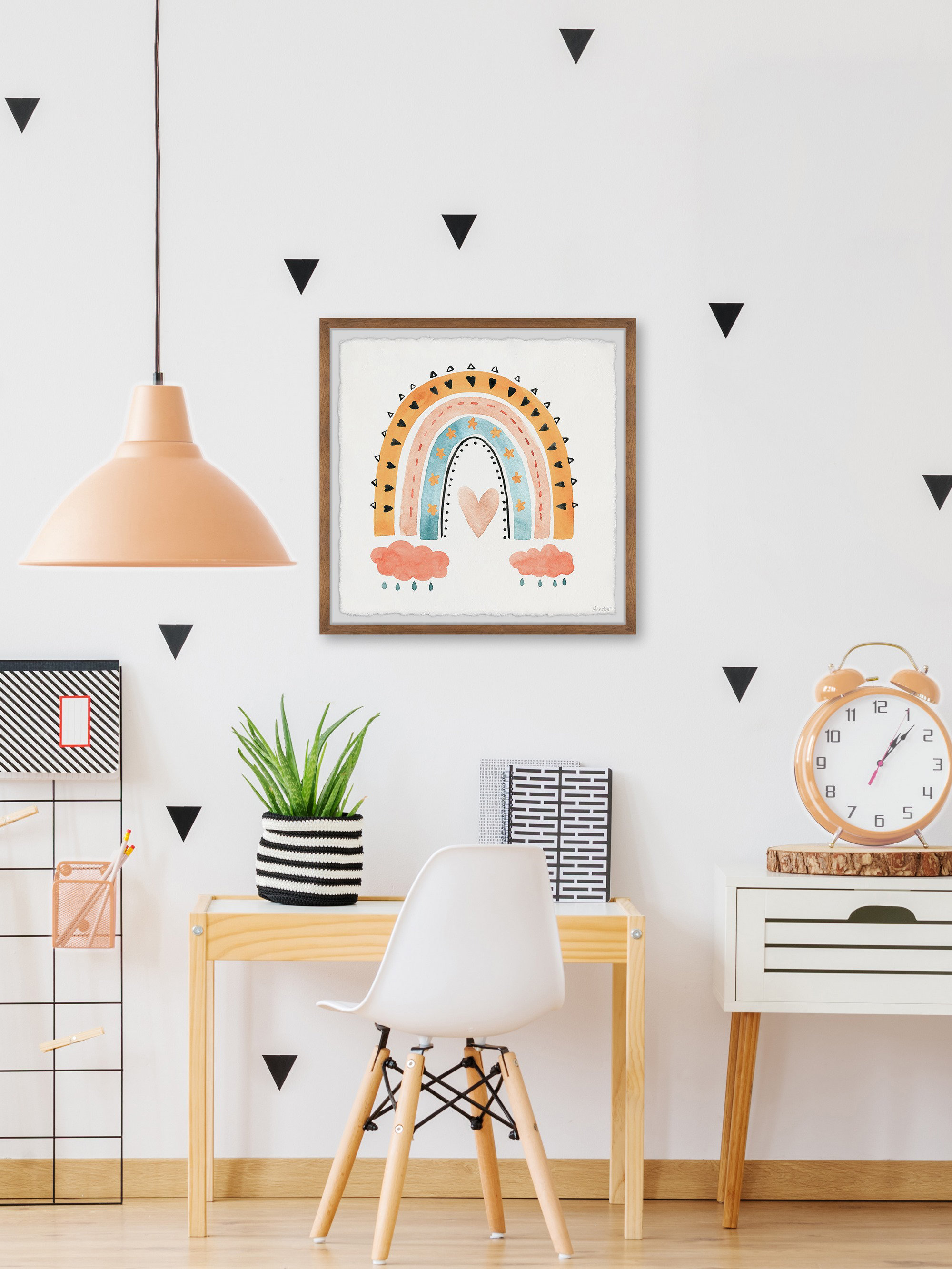 Viv + Rae Flemming Love Rainbow Framed Art | Wayfair