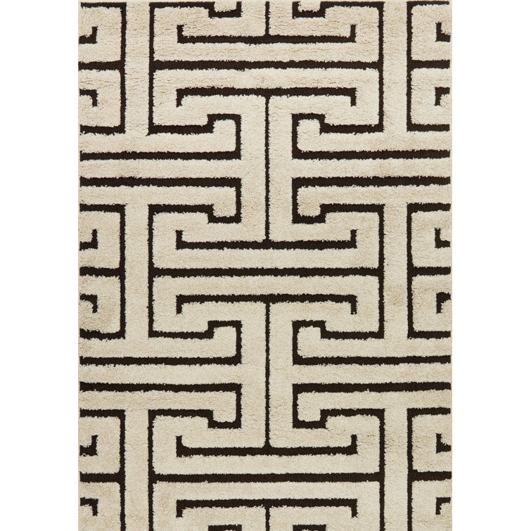 Bungalow Rose Menoken Geometric Rug & Reviews | Wayfair