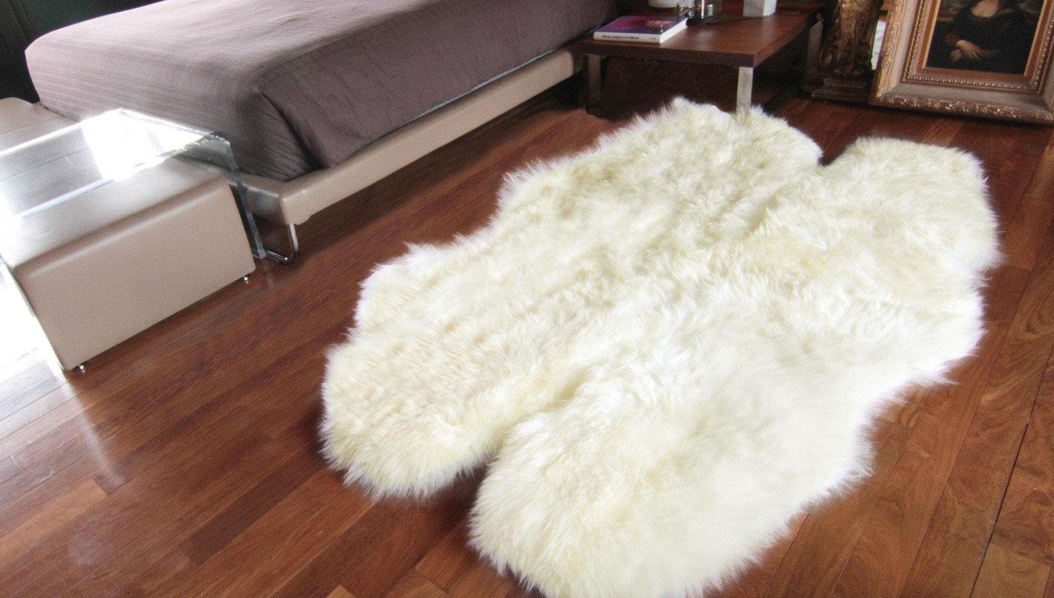 Mercer41 Floss Animal Print Handmade Sheepskin Novelty 4' x 6 ...
