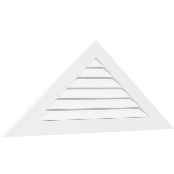 Ekena Millwork Triangle Surface Mount Functional Standard Frame PVC ...