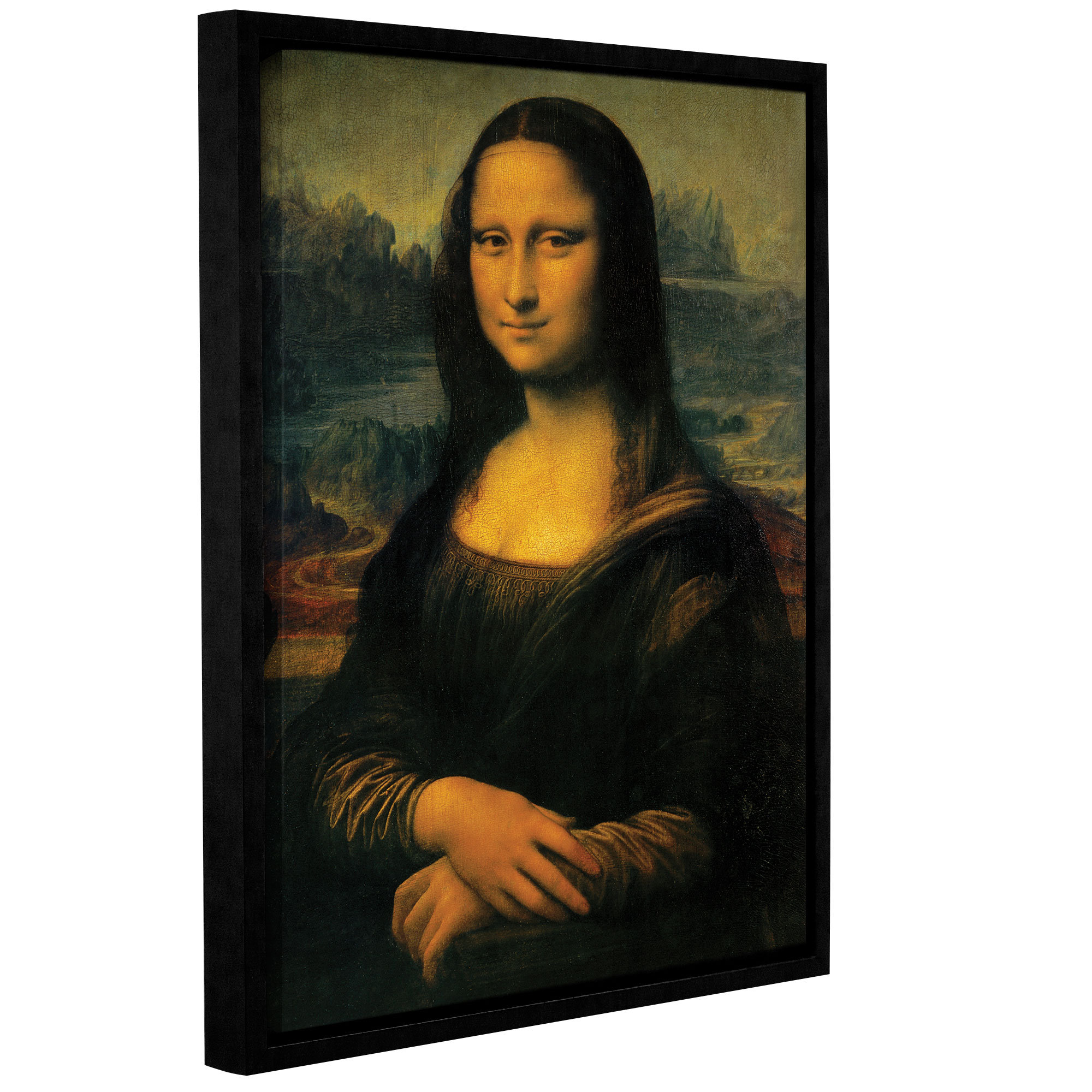 Vault W Artwork 'Mona Lisa' by Leonardo Davinci Framed Painting Print ...