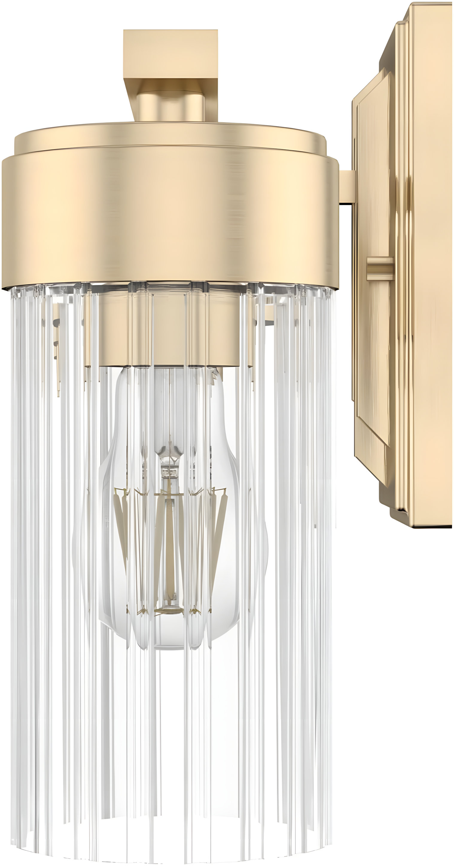 BEAUTY DEPOT Hunter Gatz 4-Light Vanity Light Fixture, Modern Alturas ...