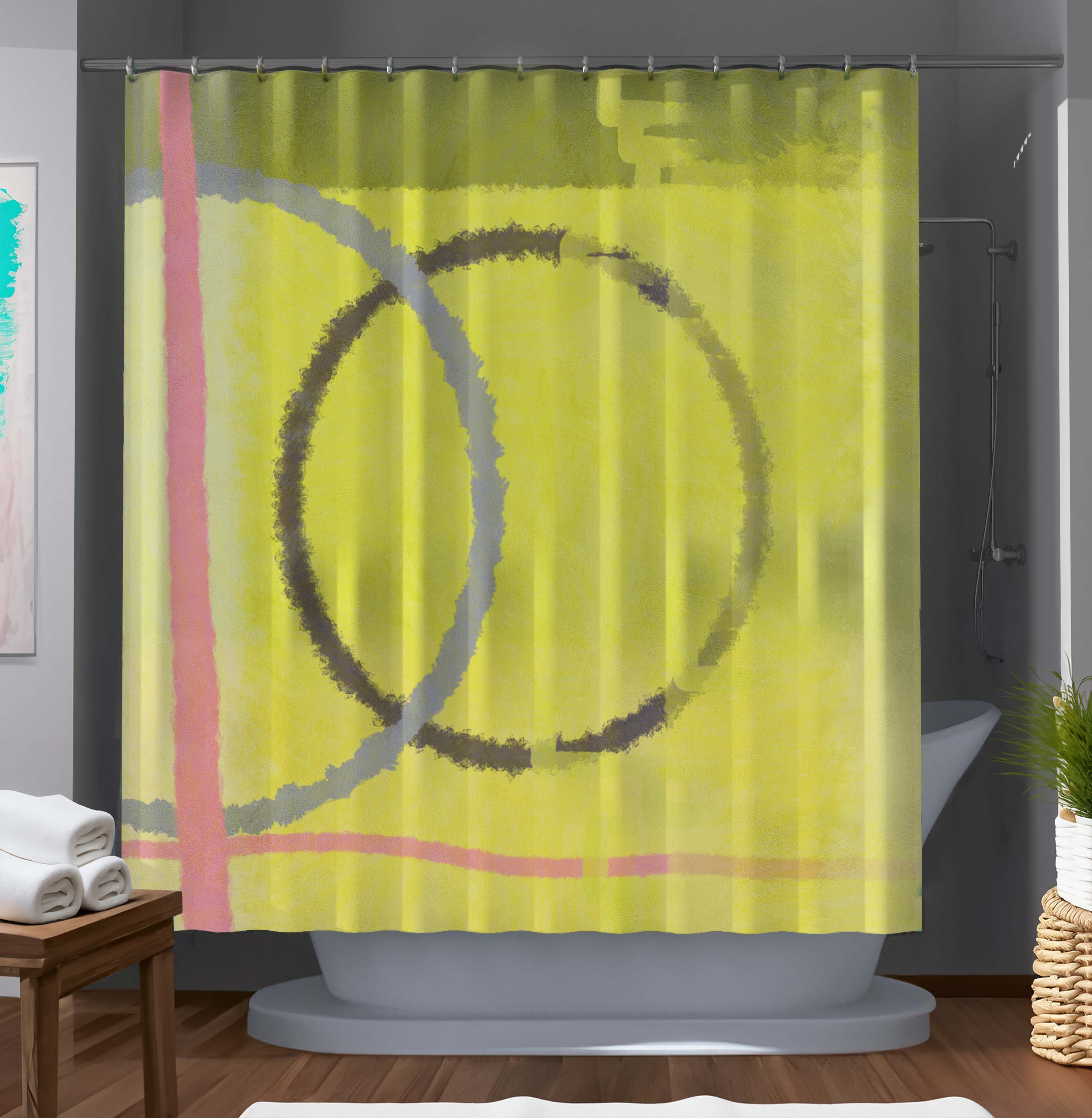 East Urban Home Chic Outrageous Shower Curtain | Wayfair