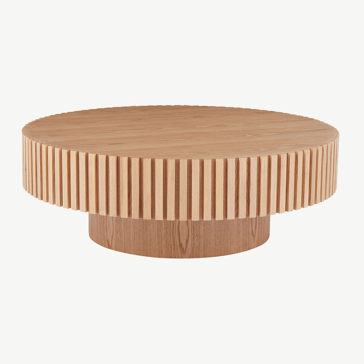 Brayden Studio® Wood Round coffee table | Wayfair