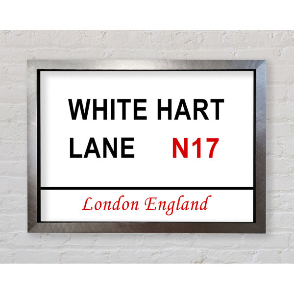 Bright Star White Hart Lane Signs - Print | Wayfair.co.uk