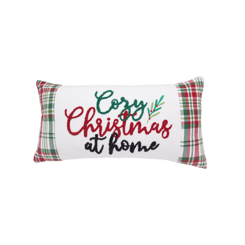 C&F Home Cozy Christmas Plaid Pillow | Wayfair