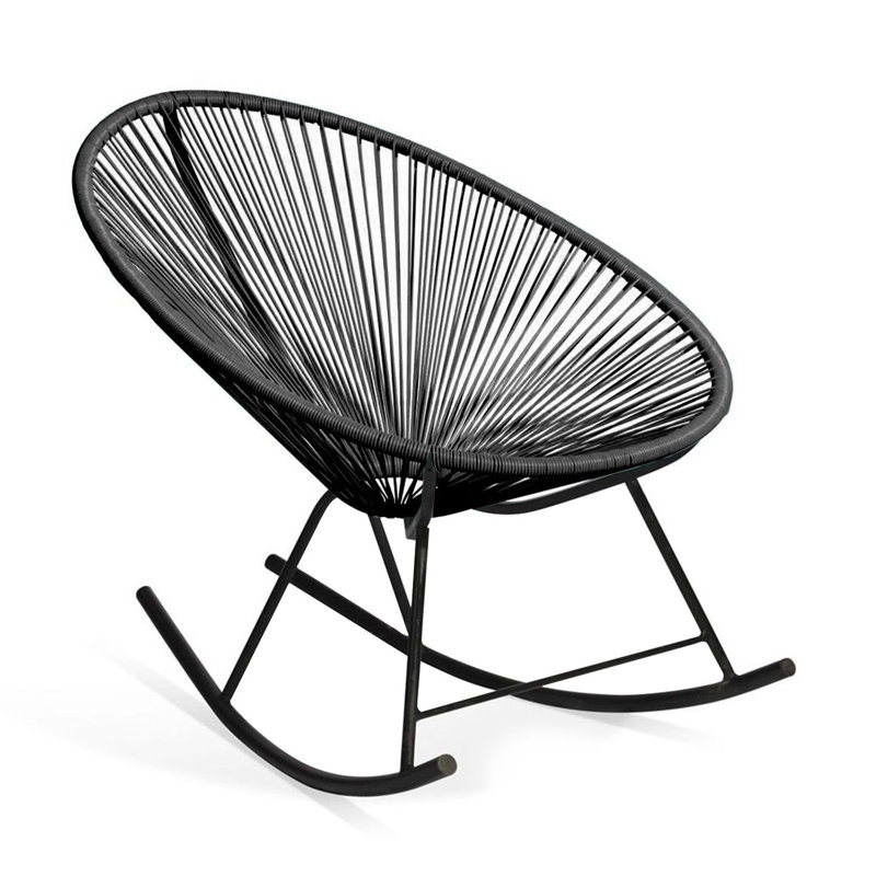 George Oliver Outdoor Acapulco-style Vinyl Rocking Chair (set Of 2 ...