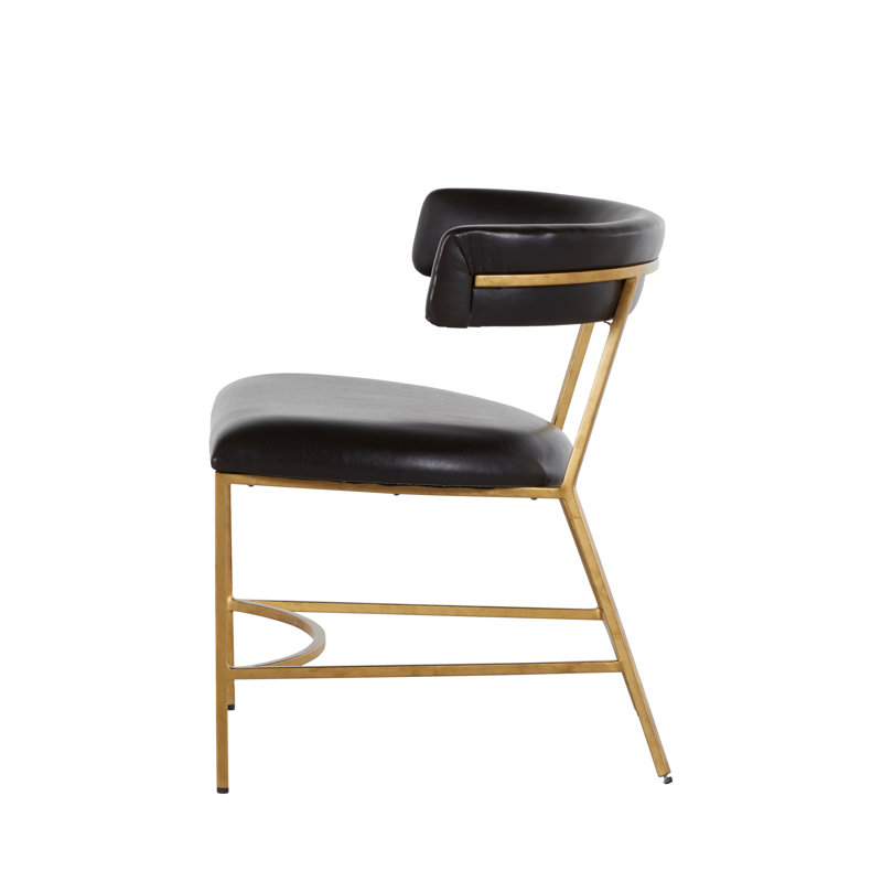 Gabby Matthew Wing Back Side Chair in Black | Perigold