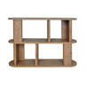 Loon Peak® Loon Peak Janarius Low Oak Wood Effect Bookcase with Compact ...