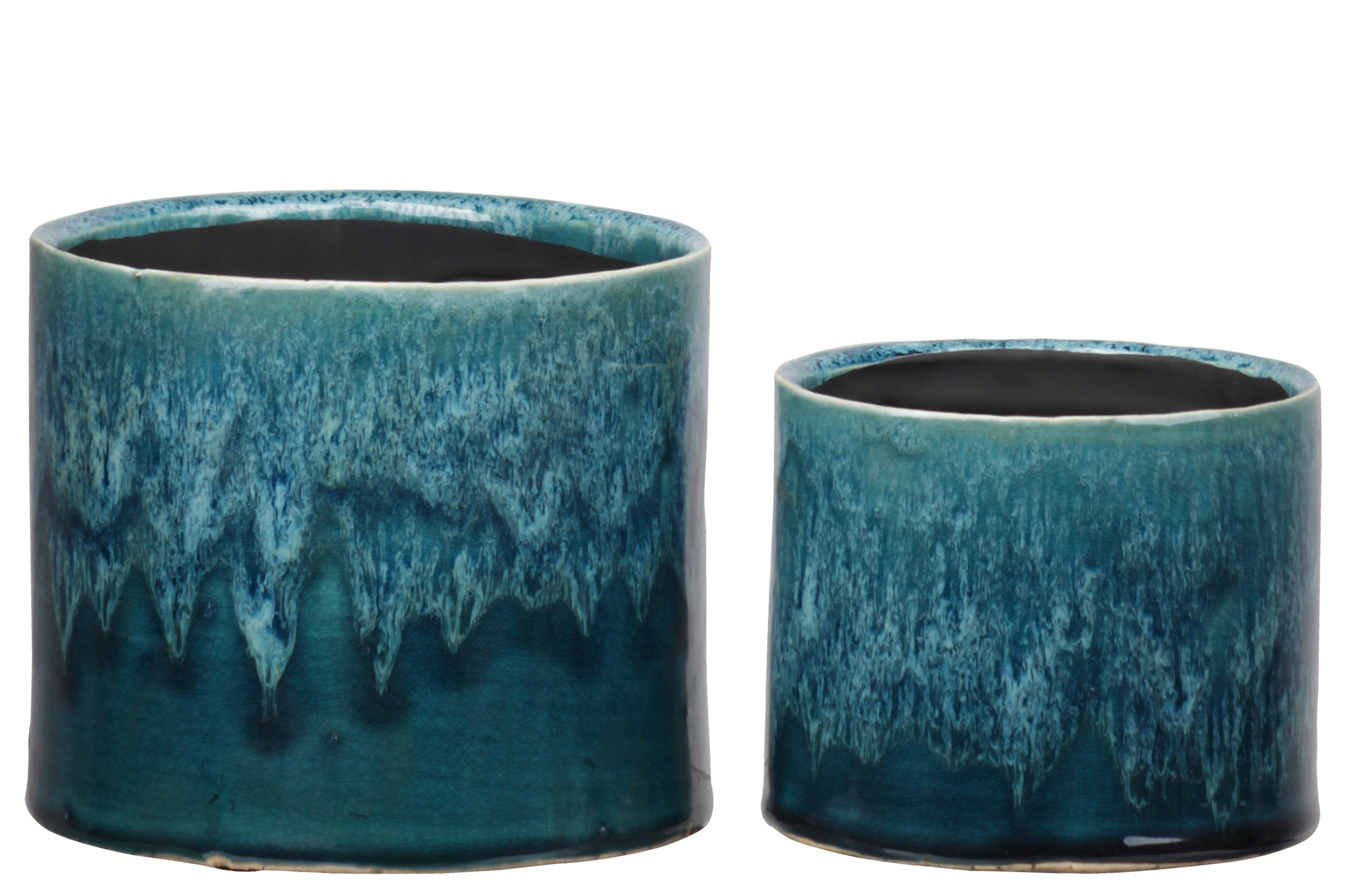 Bungalow Rose Evelynn 2-Piece Pot Planter Set | Wayfair