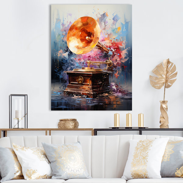 Red Barrel Studio® Latissa " Abstract Phonograph Fusion I " - Wayfair ...