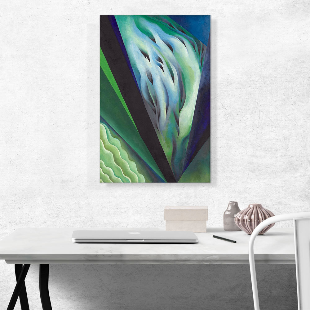 ARTCANVAS Blue And Green Music 1919 Canvas Art Print By Georgia O ...