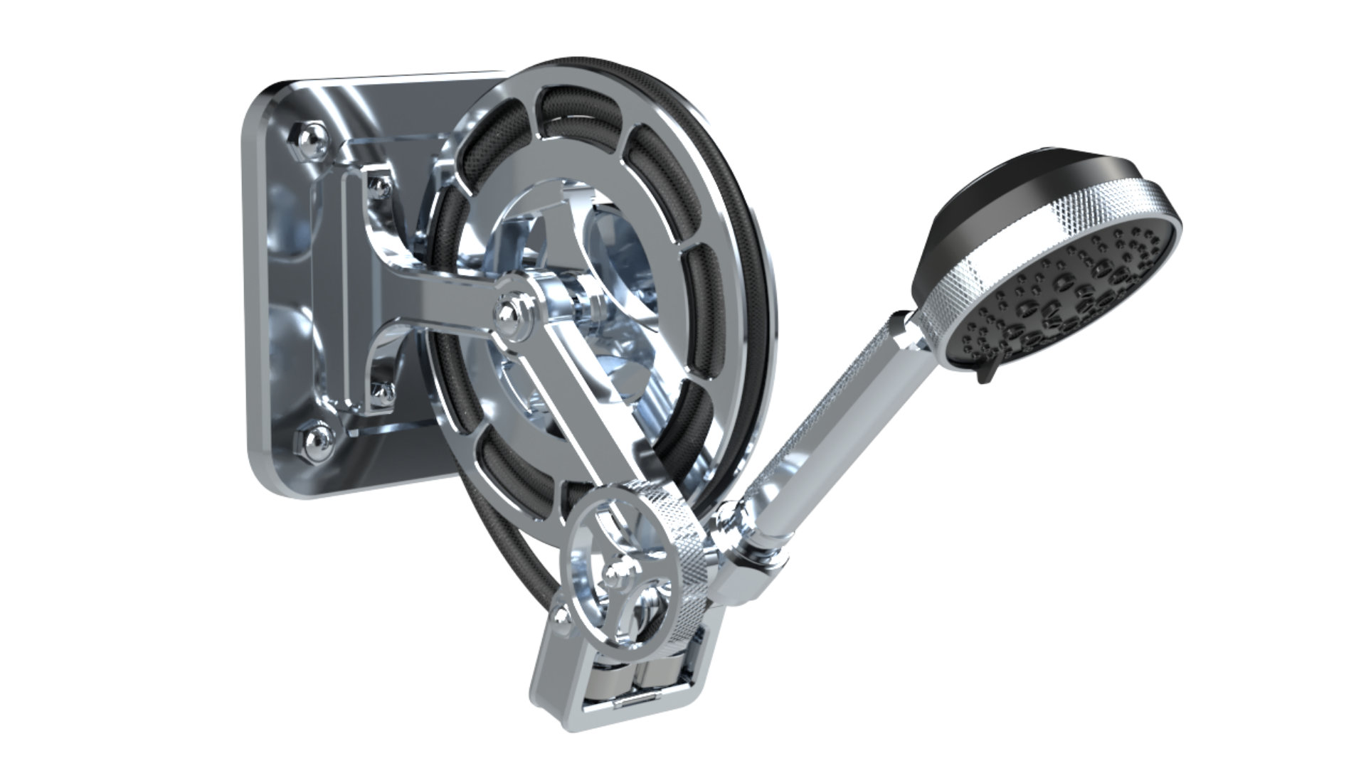 Aspect By Waterstone Argonaut Retractable Wall Mount Wheel System ...