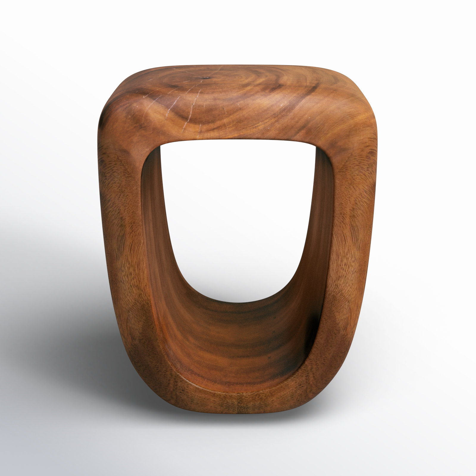 AllModern Alpine Solid Wood Decorative Stool & Reviews | Wayfair