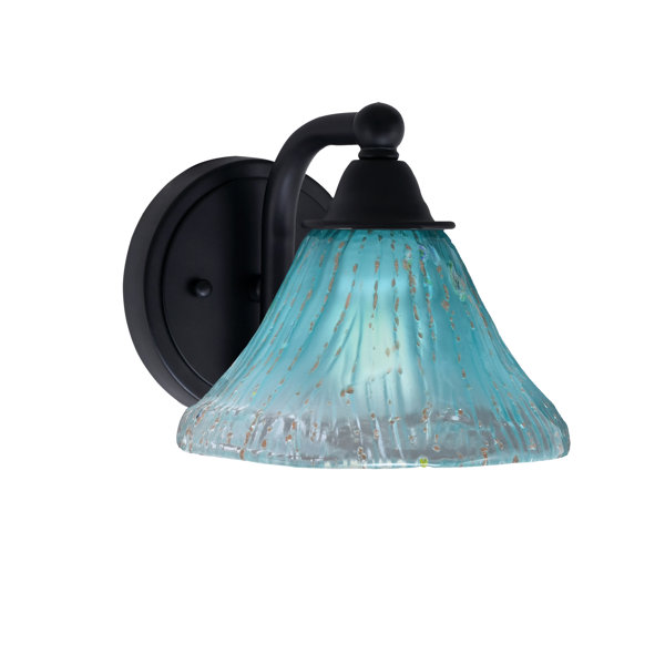 Toltec Lighting Paramount Wall Sconce Shown In Matte Black Finish With ...