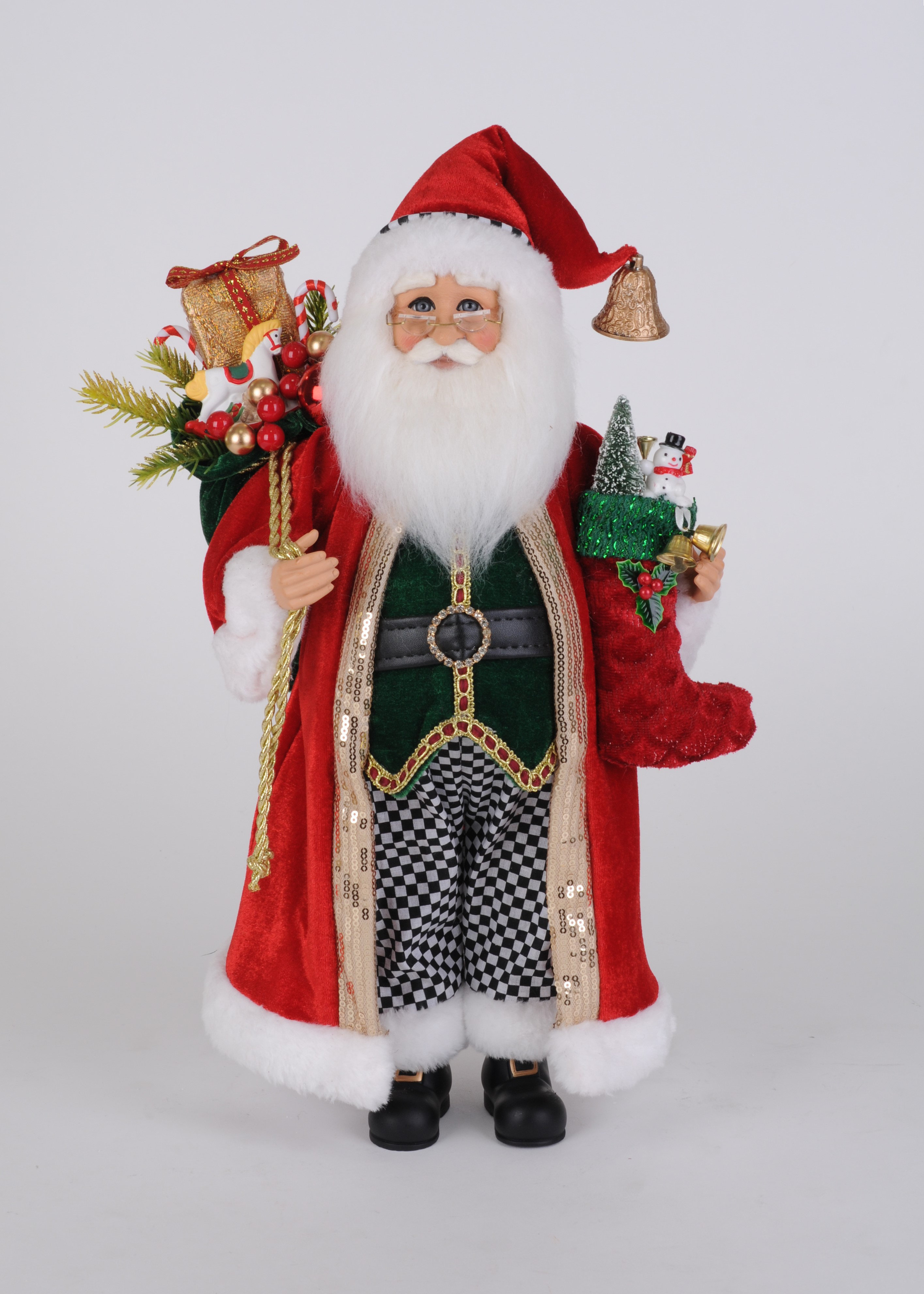 Karen Didion Originals Traditional Stocking Santa | Perigold