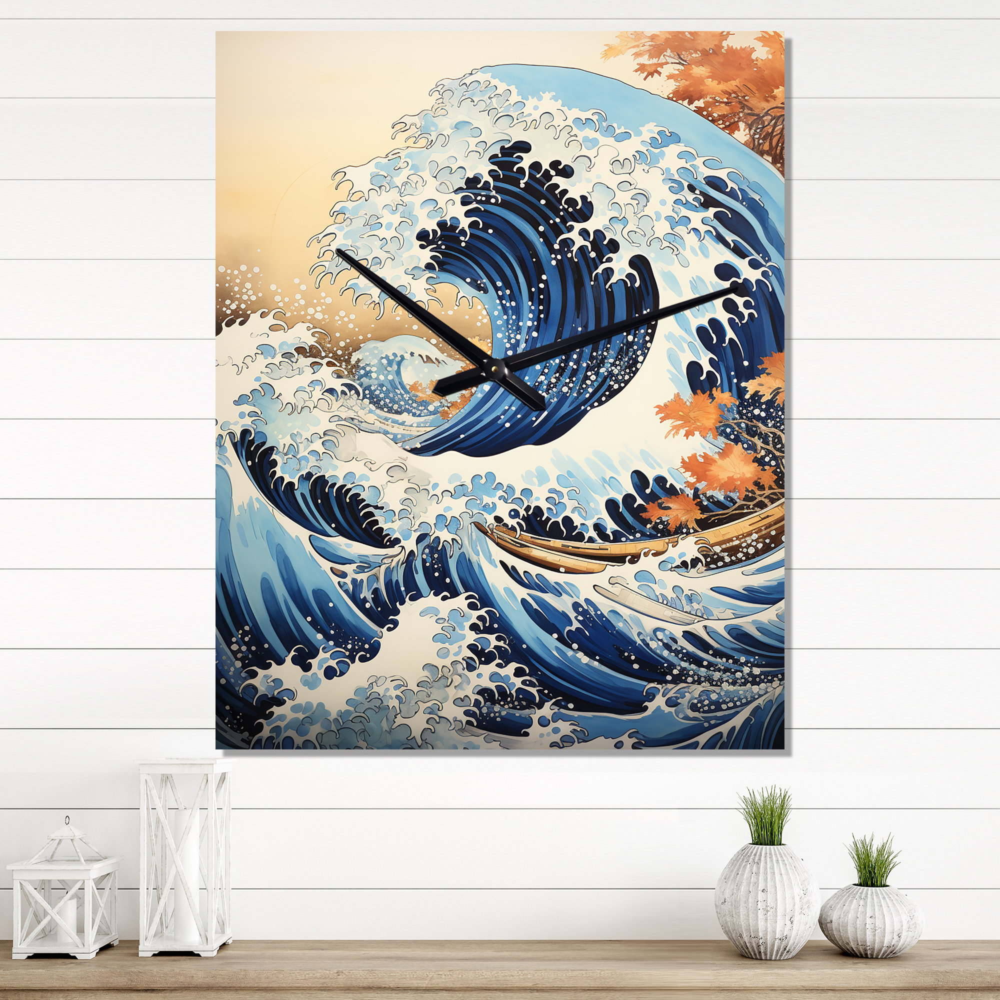 Design Art Masterpiece The Great Wave Of Kanagawa III - Nautical ...