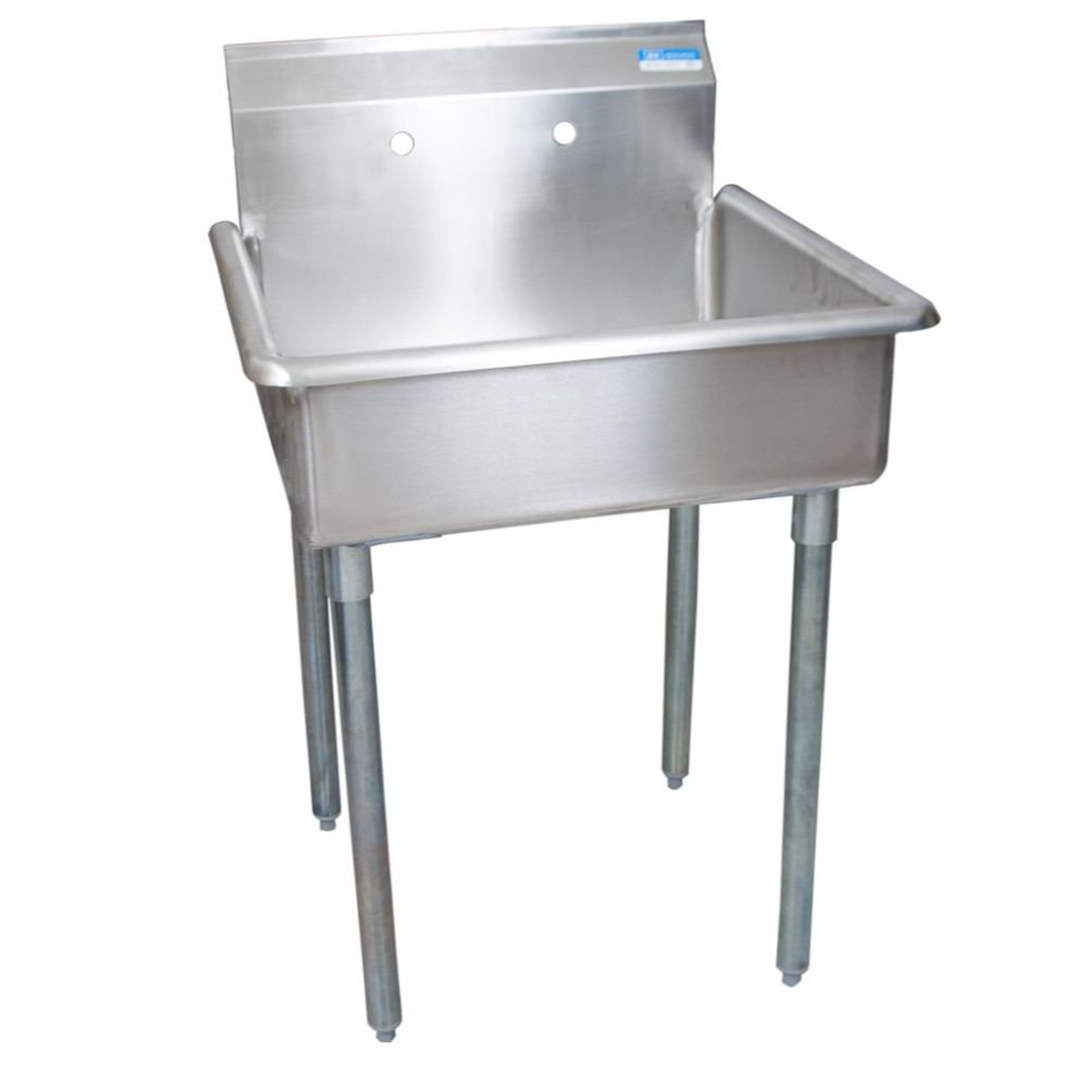 BK Resources 27" L x 24.5" W Free Standing Service Sink | Wayfair