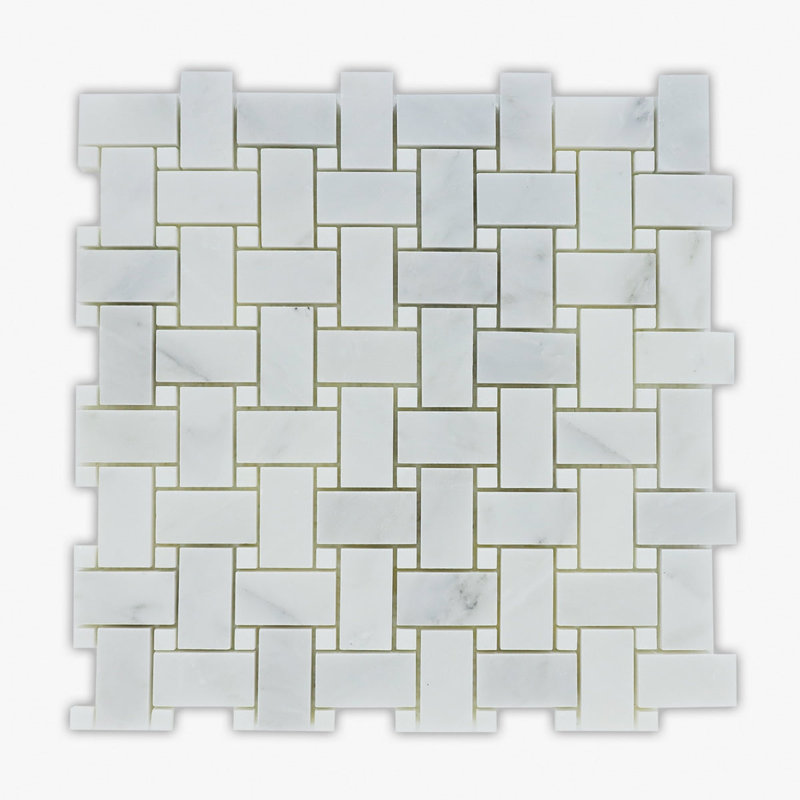 Direct Stone Source Asian Statuary & Thassos 12" x 12" Marble ...