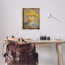 Lark Manor™ Van Gogh Straw Hat Portrait Framed Floater Canvas Wall Art ...