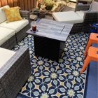 Master Mark Plastics Quix Tile Quix Interlocking Indoor/Outdoor Floor ...