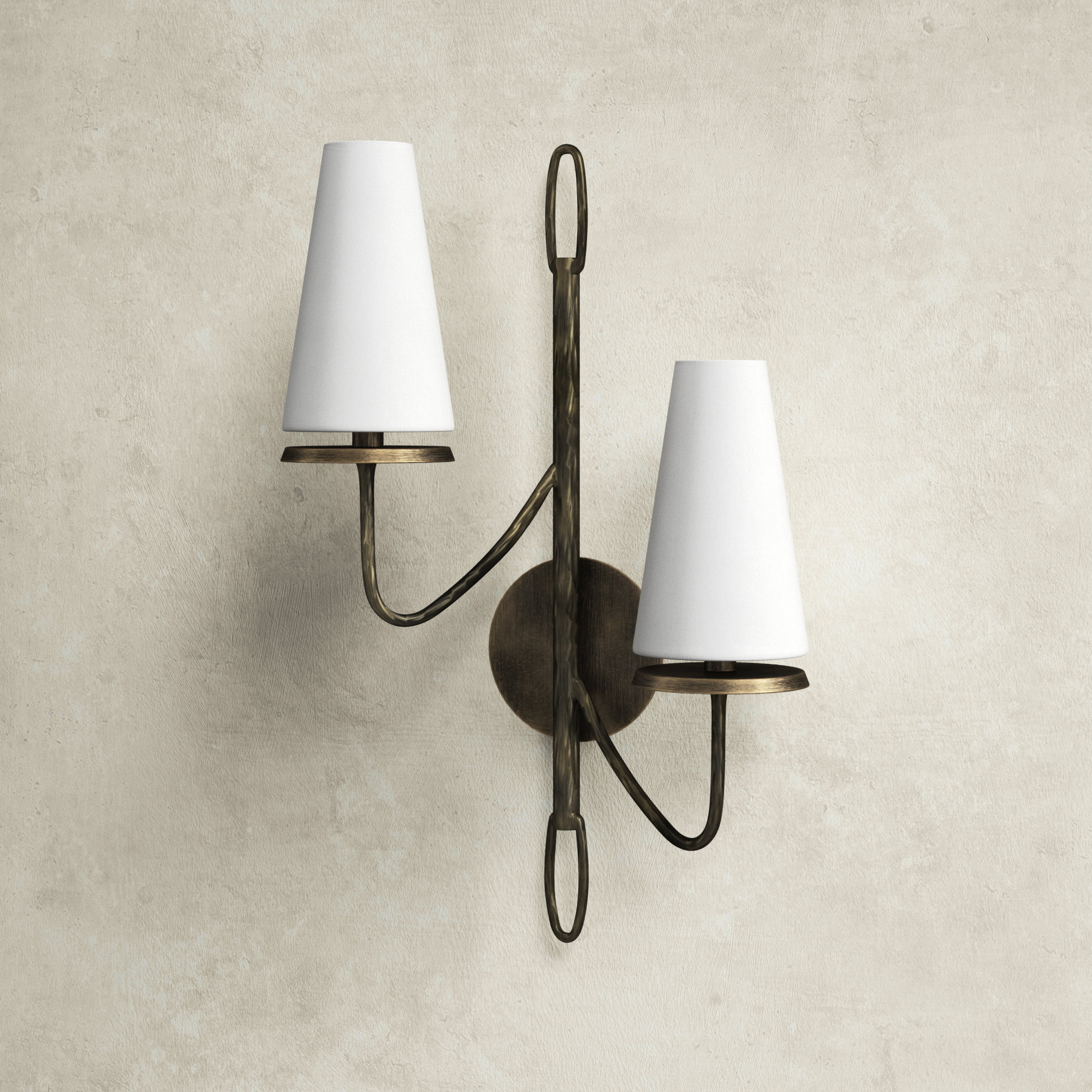 Birch Lane™ Walling Iron Armed Sconce & Reviews | Wayfair