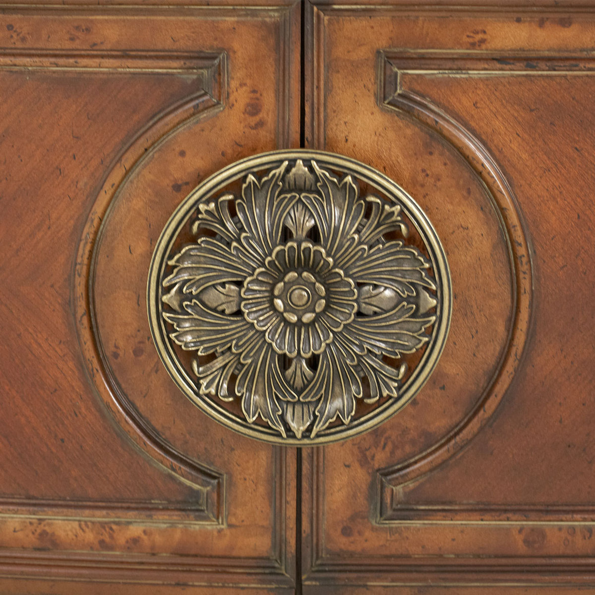 Michael Amini Villa Valencia Lighted China Cabinet | Wayfair