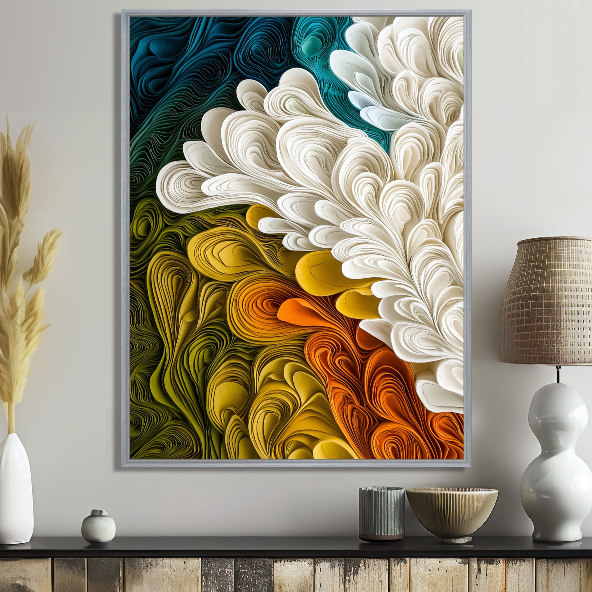 Wrought Studio™ Nyameye Biomorphism Earth Rhythm In Chaos III - Lyrical ...