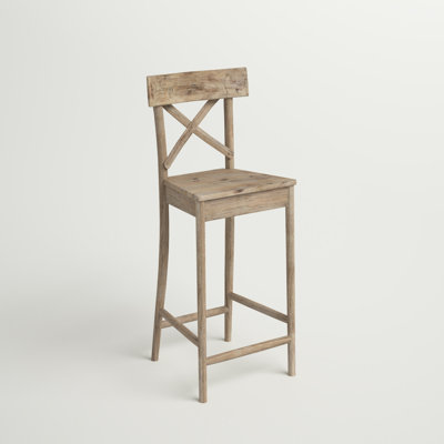 Sand & Stable Eugley Solid Wood Stool & Reviews | Wayfair