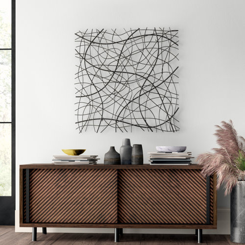 Mercury Row® Handmade Metal Abstract Wall Decor & Reviews | Wayfair