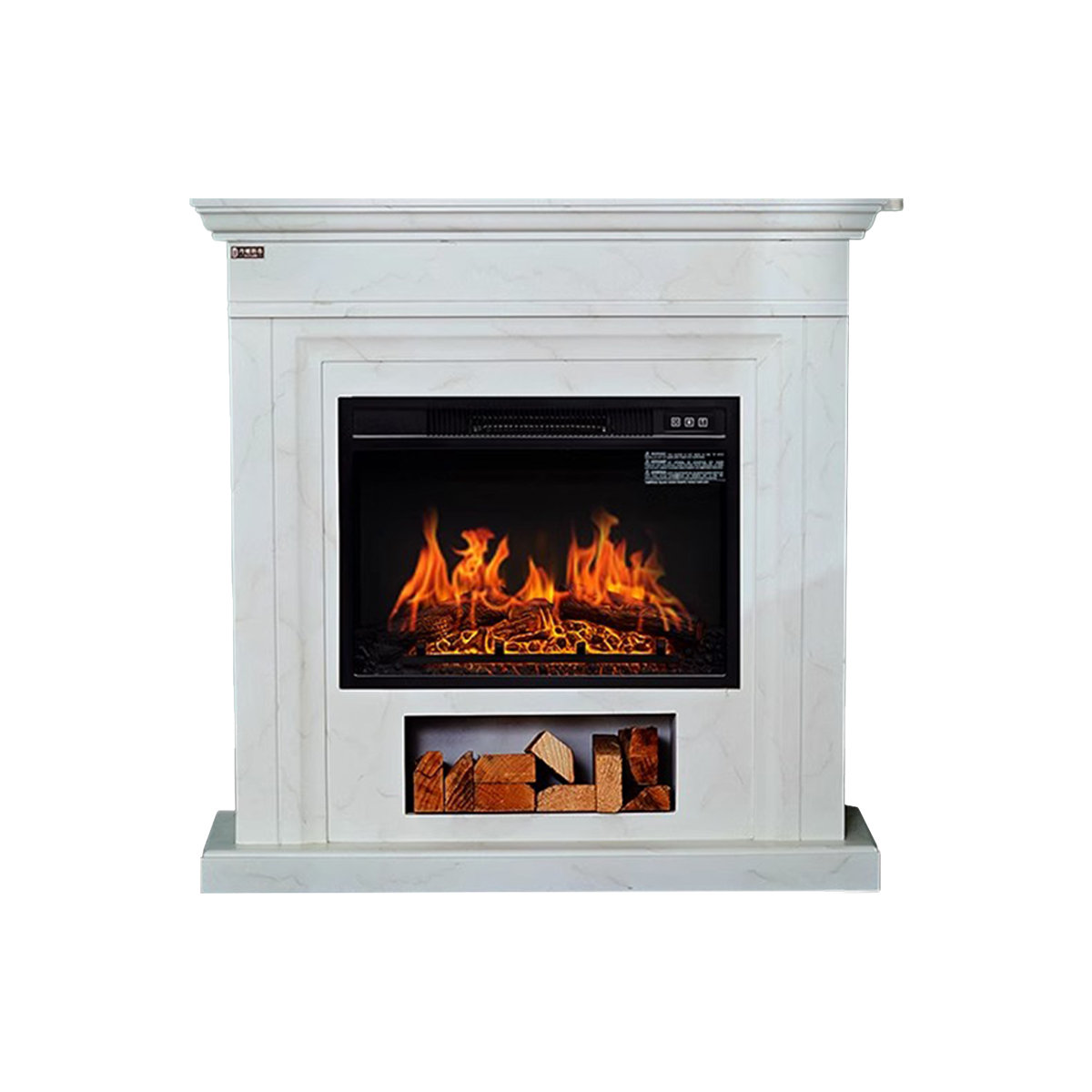 Red Barrel Studio® Manufactured Wood Electric Fireplace | Wayfair