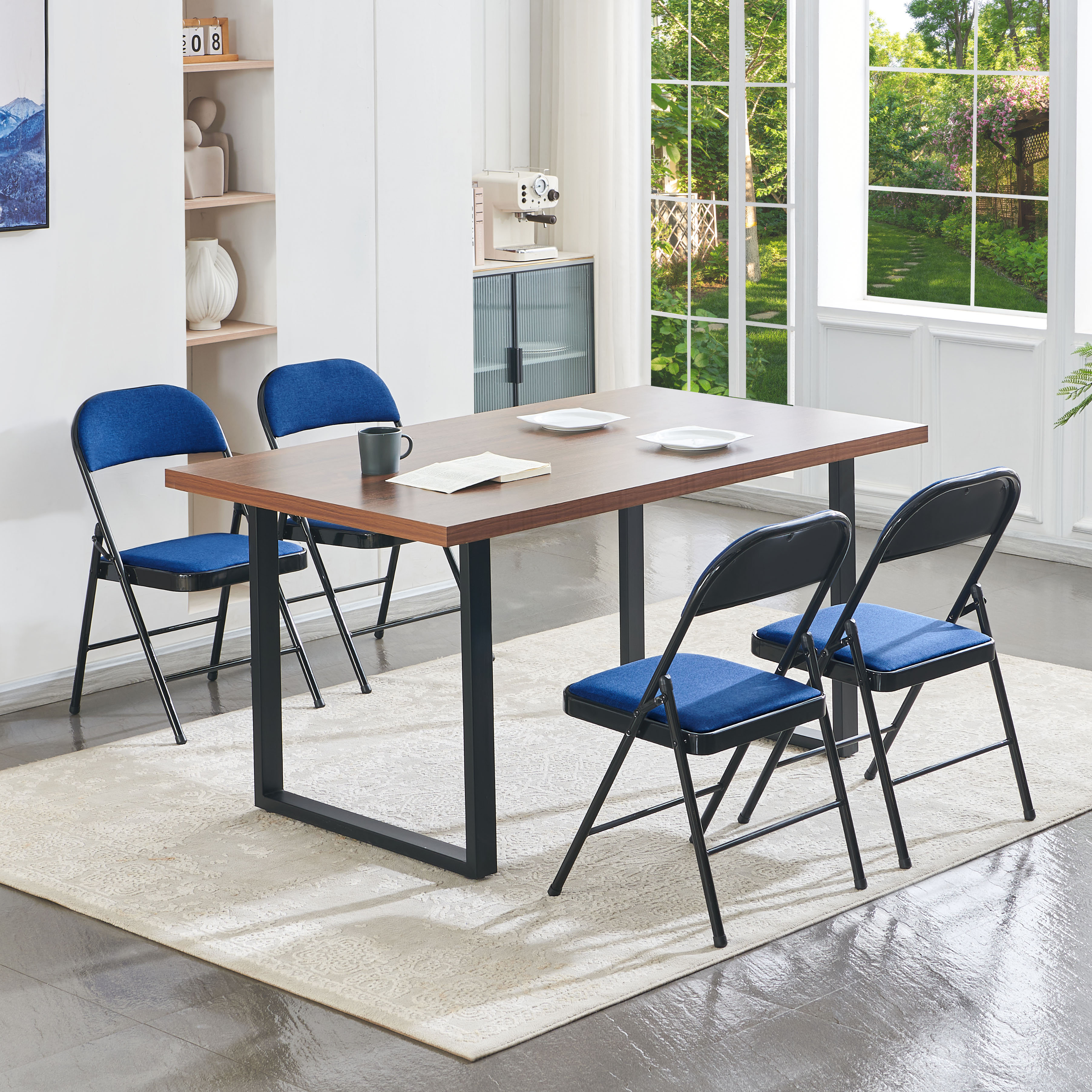 Corrigan Studio® Padded Stackable Folding Chair & Reviews | Wayfair