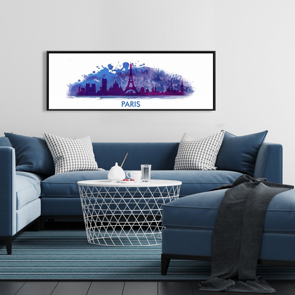 Begin Edition International Inc. " Paint Splash Silhouette Of Paris ...