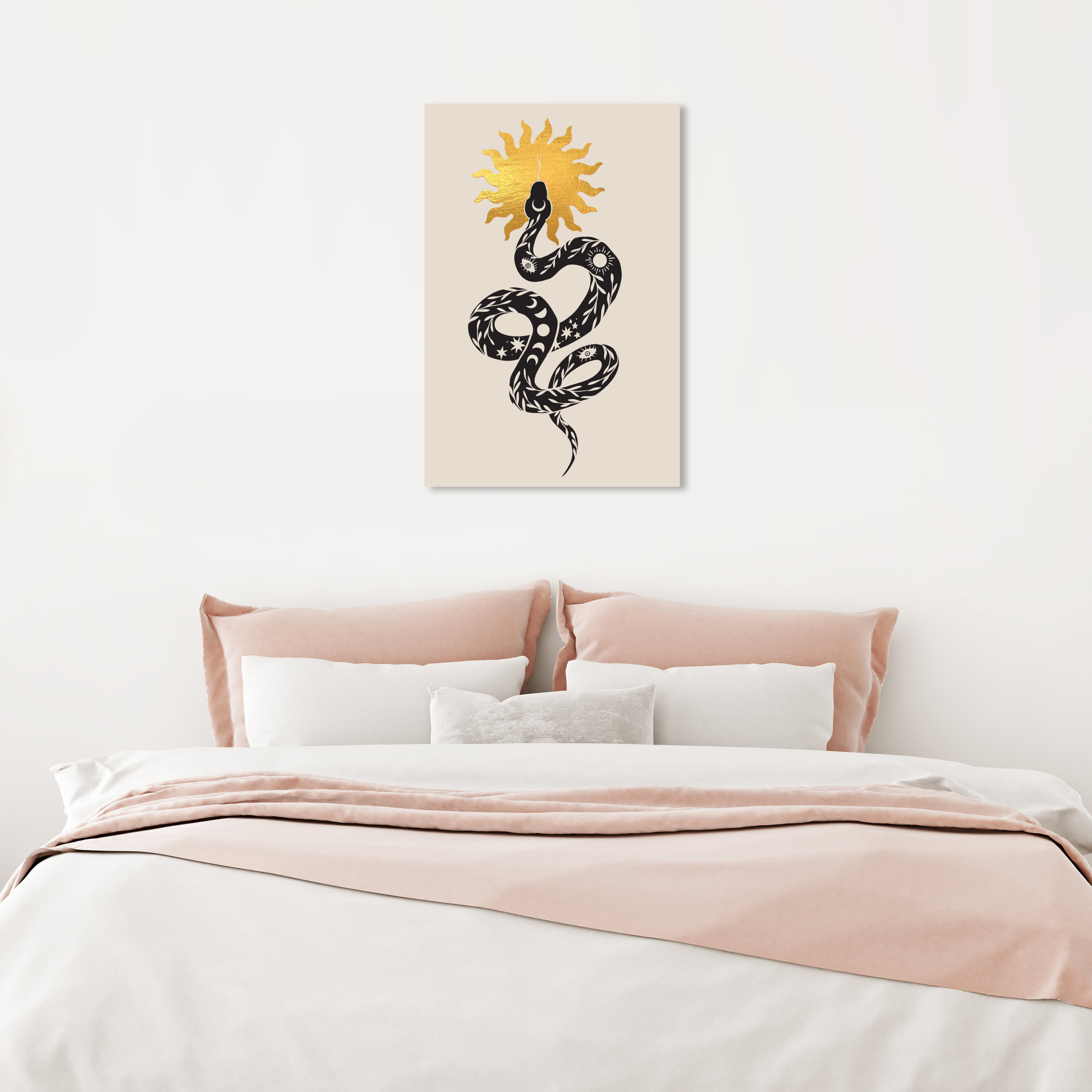 Oliver Gal Prints Apollo's Snake - Picture Frame Graphic Art on Canvas ...