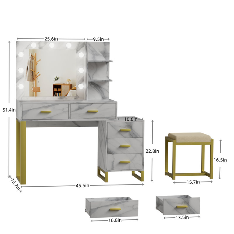 Mercer41 Meily Vanity | Wayfair